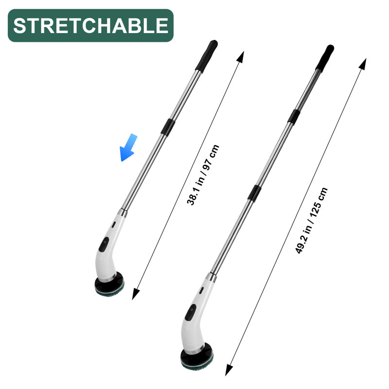 Symple Stuff Electric Scrubber Cordless Cleaning Scrubber Kitchen ...