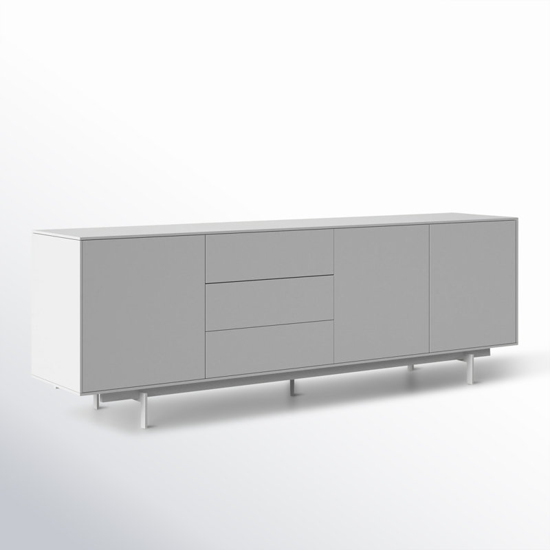 AllModern Winfred 84'' 3-Drawer Sideboard & Reviews | Wayfair