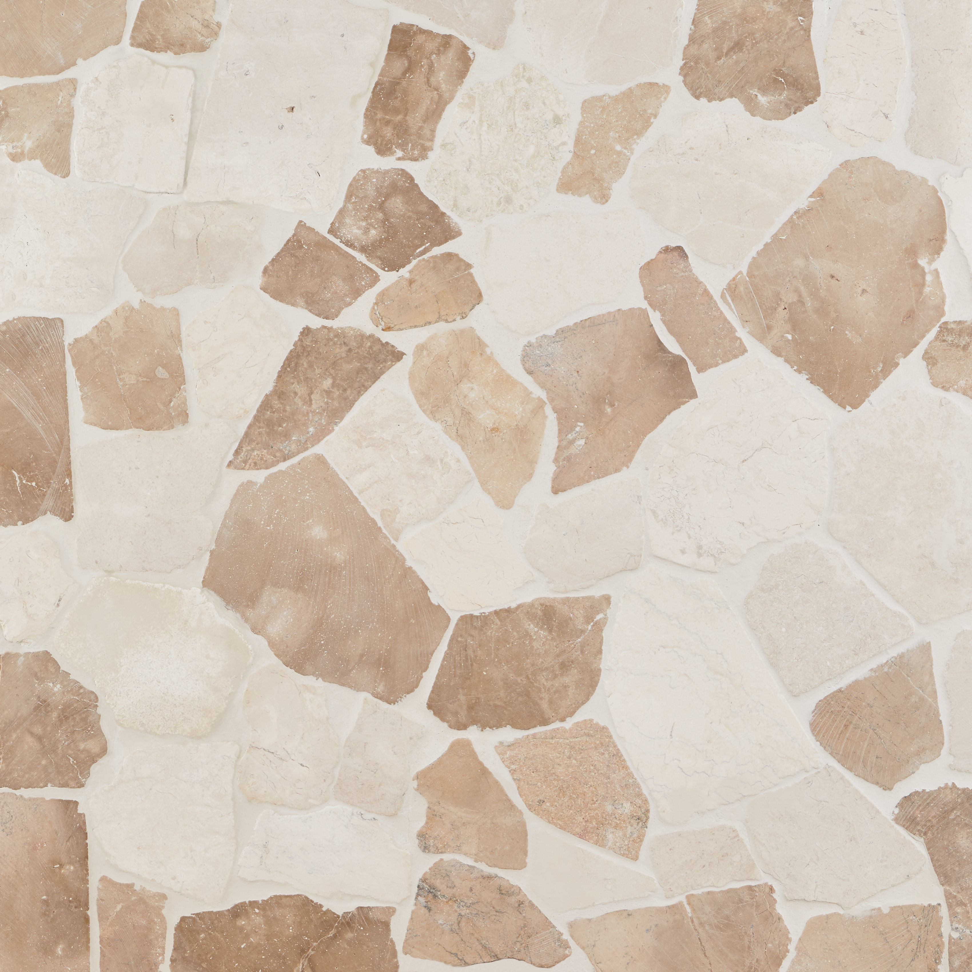 Bond Tile Picturesque Flagstone 39" x 39" Marble Random Wall & Floor ...