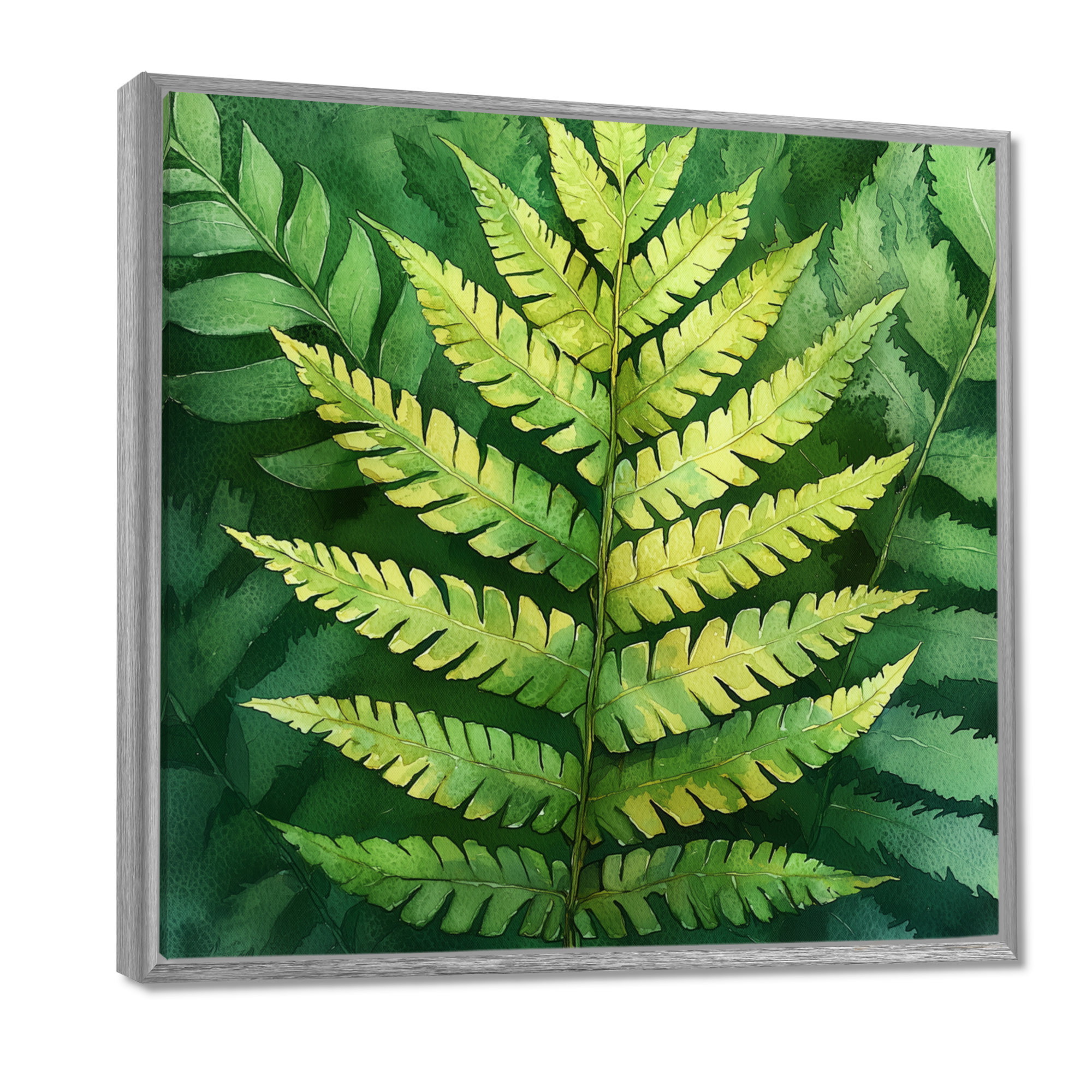 August Grove® Dorree Fern Collage Of The Forest I - Ferns Wall Art ...