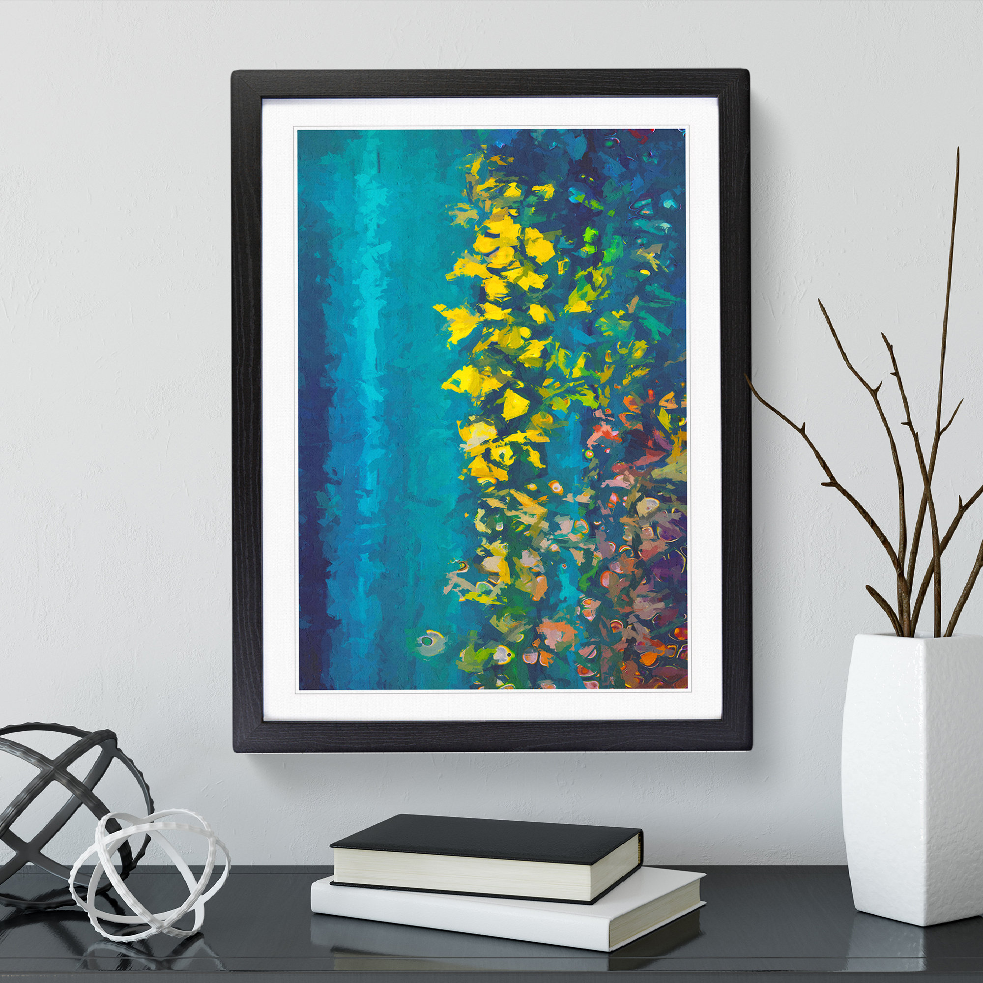 Metro Lane Compression of Time Abstract - Picture Frame Graphic Art ...