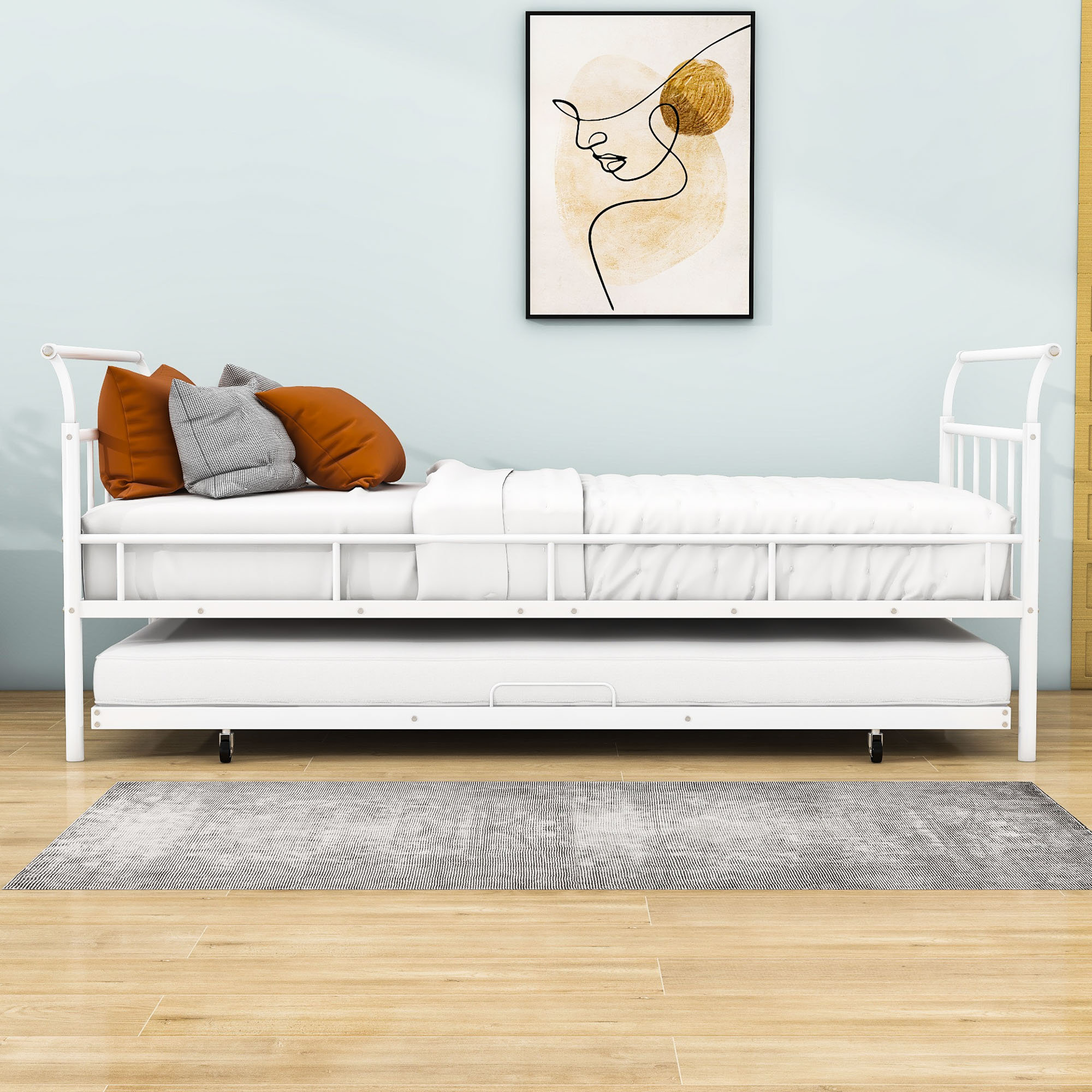 Mercer41 Labat Metal Open-Frame Bed | Wayfair