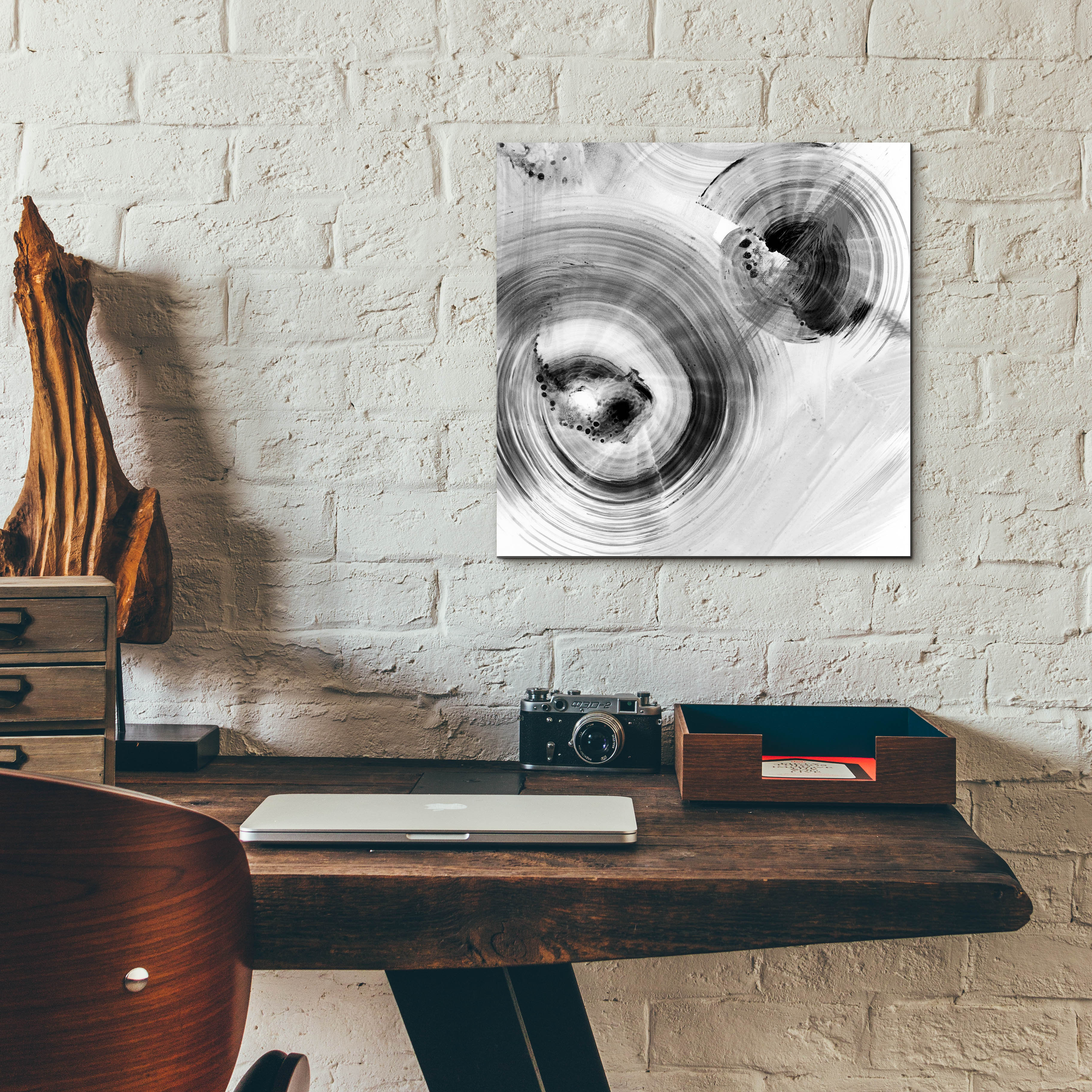 Wrought Studio™ 'Reverse Ripple Effect 1' by Ethan Harper Acrylic Glass ...