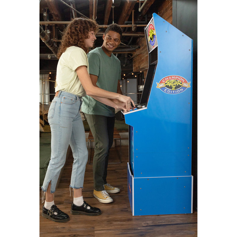 Arcade 1Up Arcade1Up Street Fighter II Big Blue Arcade Machine ...