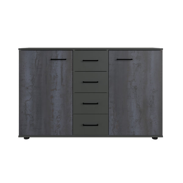 17 Stories Arujan 4 Drawer Combi Chest | Wayfair.co.uk