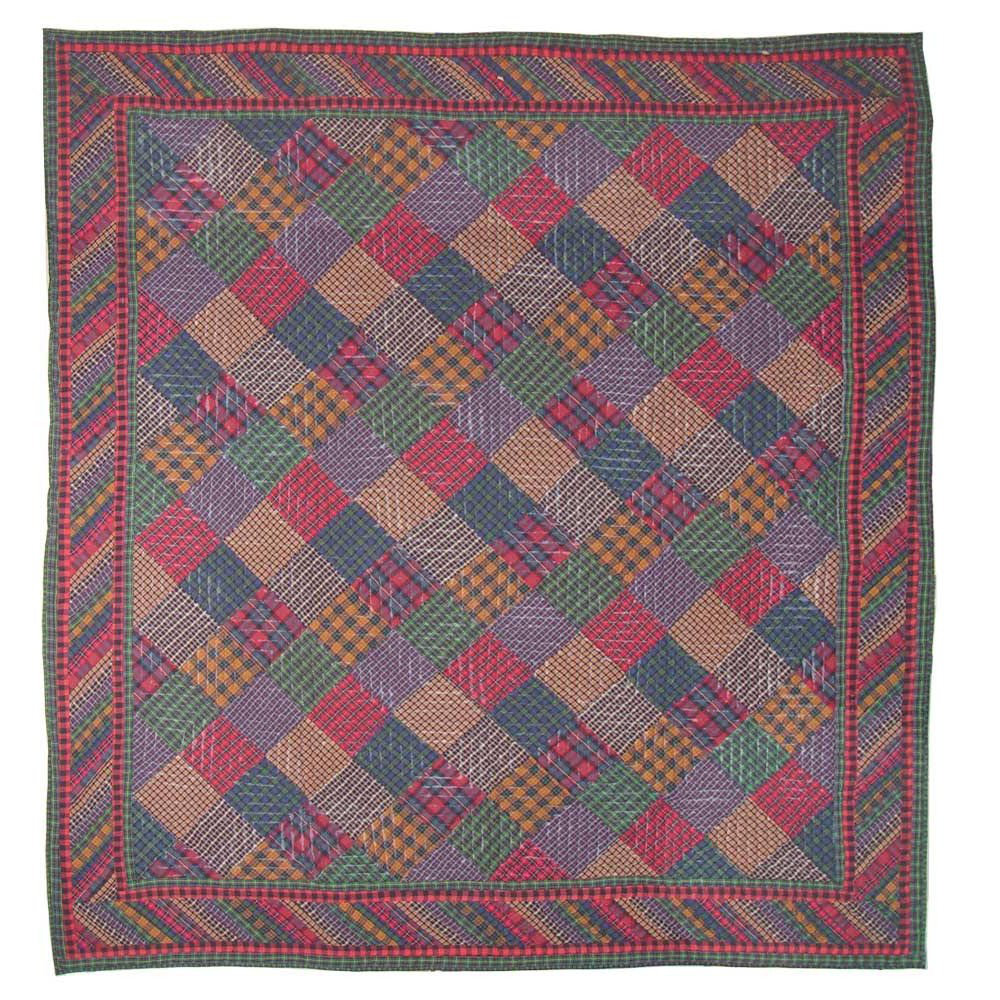 Union Rustic Celtic Labrinyth Quilt, Real Patchwork, Piecing Of Parts ...