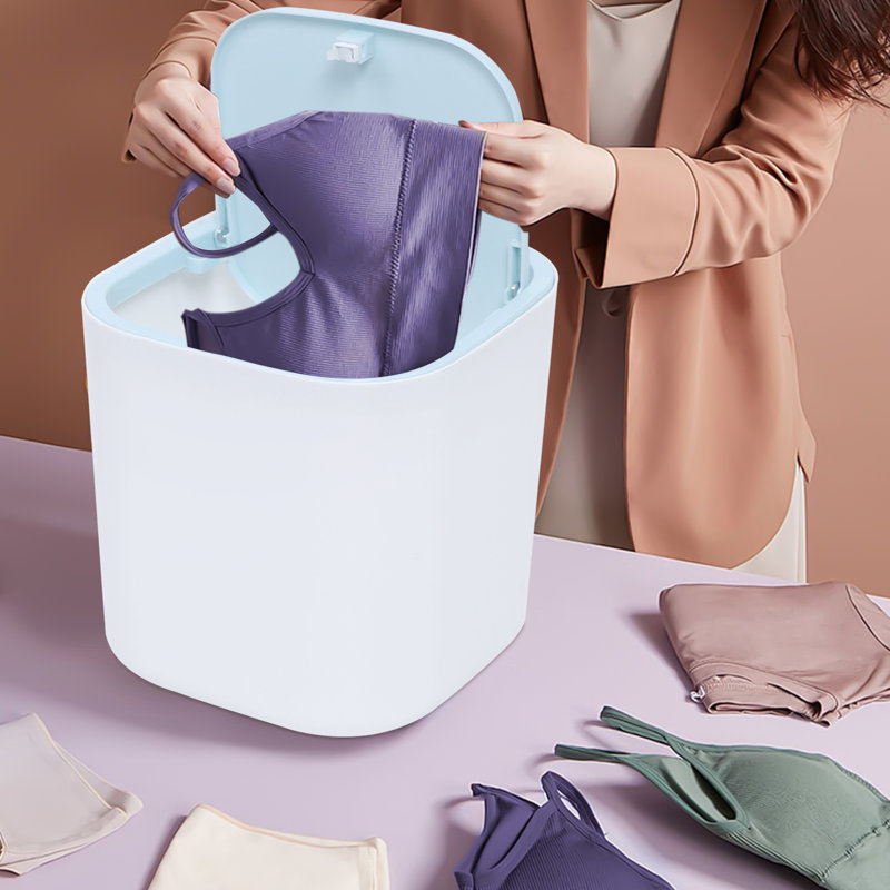 CNCEST White Mini Portable Washing Machine Washer Rotating USB | Wayfair