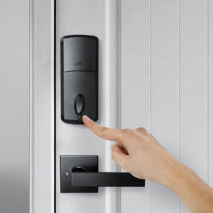 Blacksmith Smart Door Lock, Fingerprint APP Handle Deadbolt | Wayfair