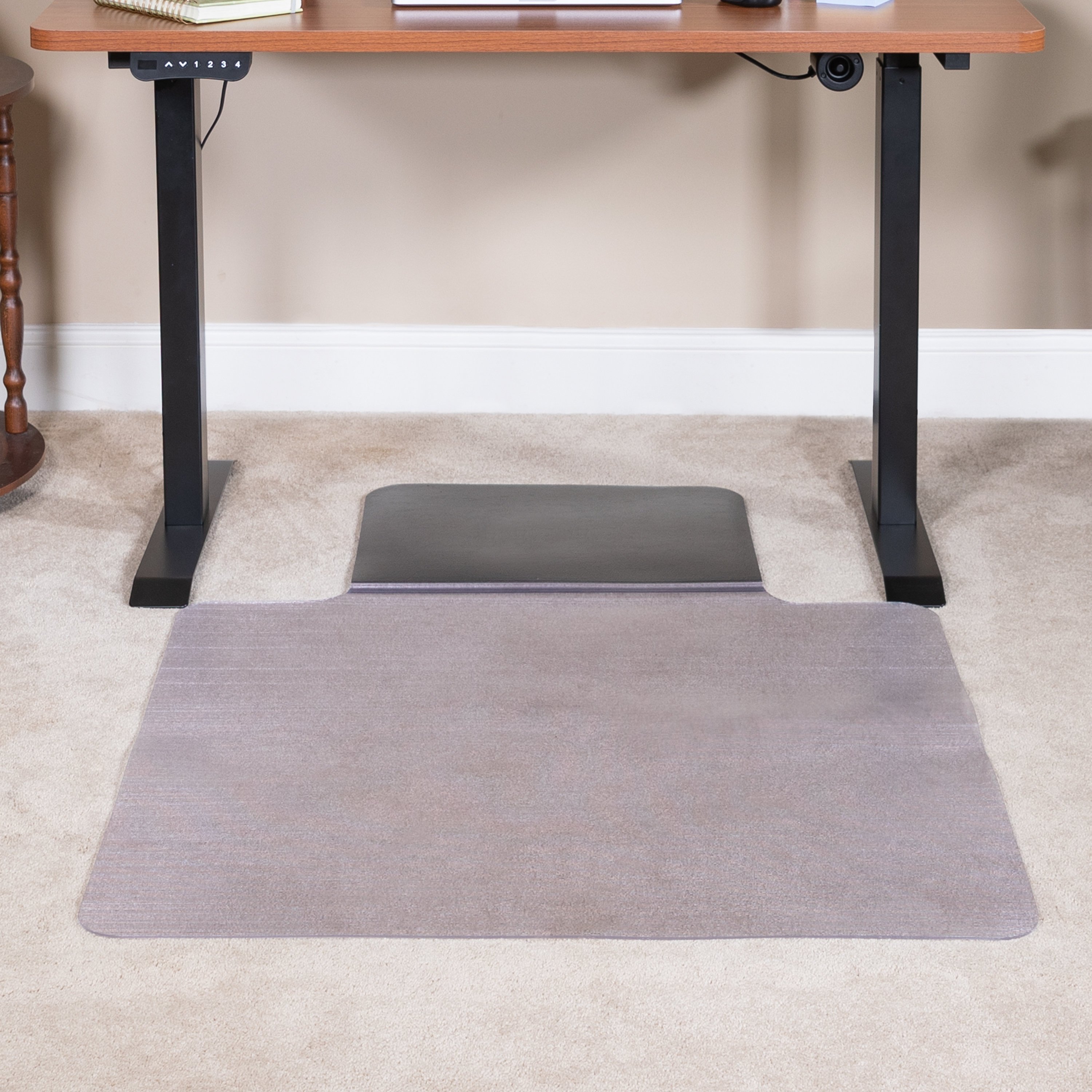 Flash Furniture Jackson Ergonomic Sit or Stand Chair Mat with Hinged ...