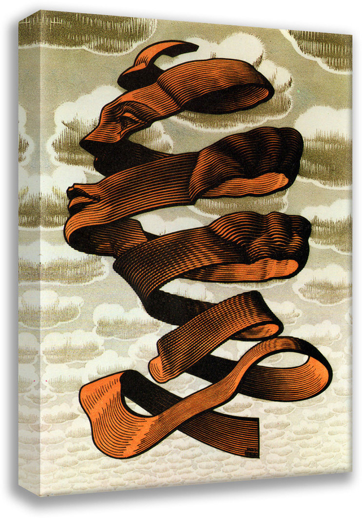 Lark Manor™ Rind by M.C.Escher Gallery Wrapped Canvas | Wayfair