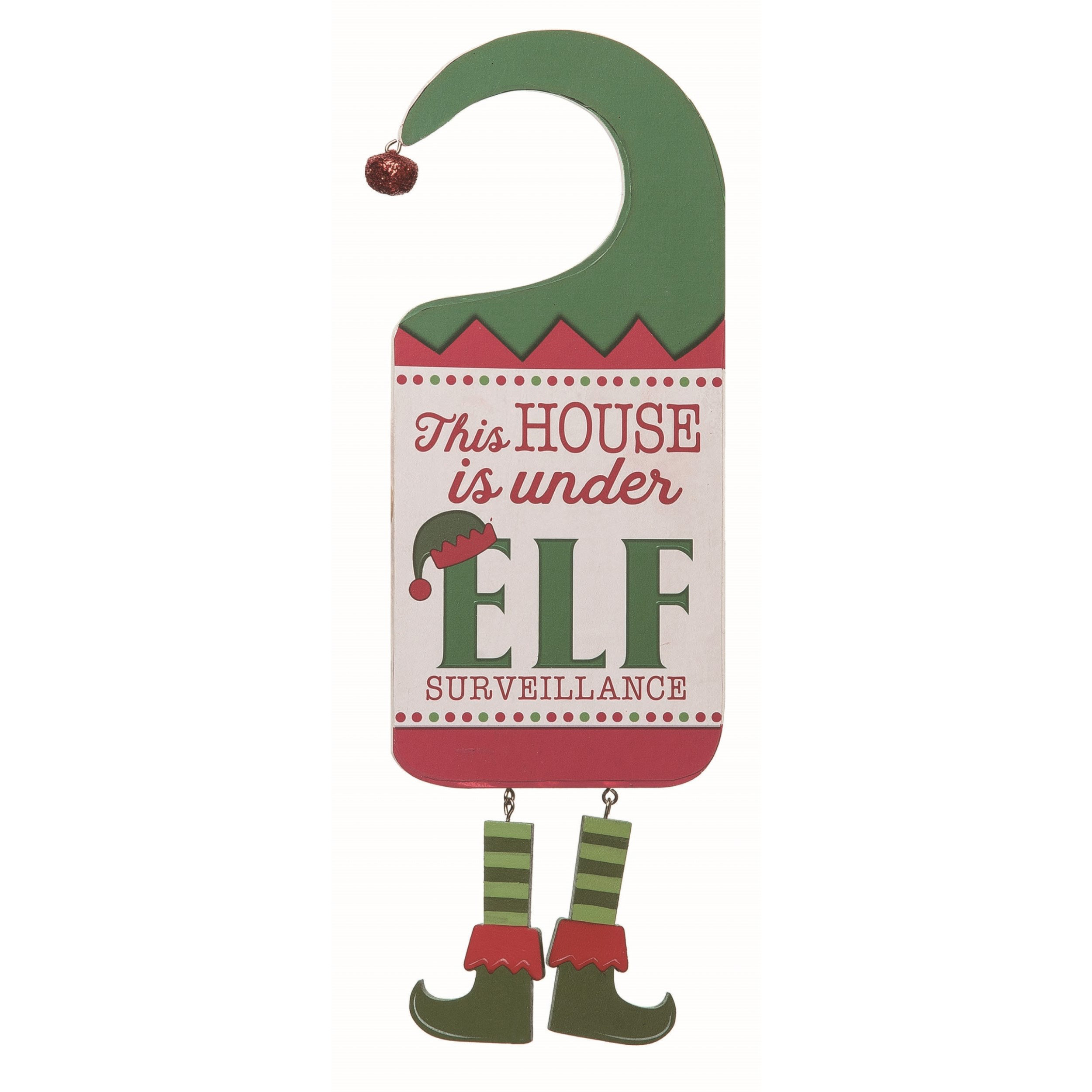 The Holiday Aisle® Wood Elf Wall Decor | Wayfair