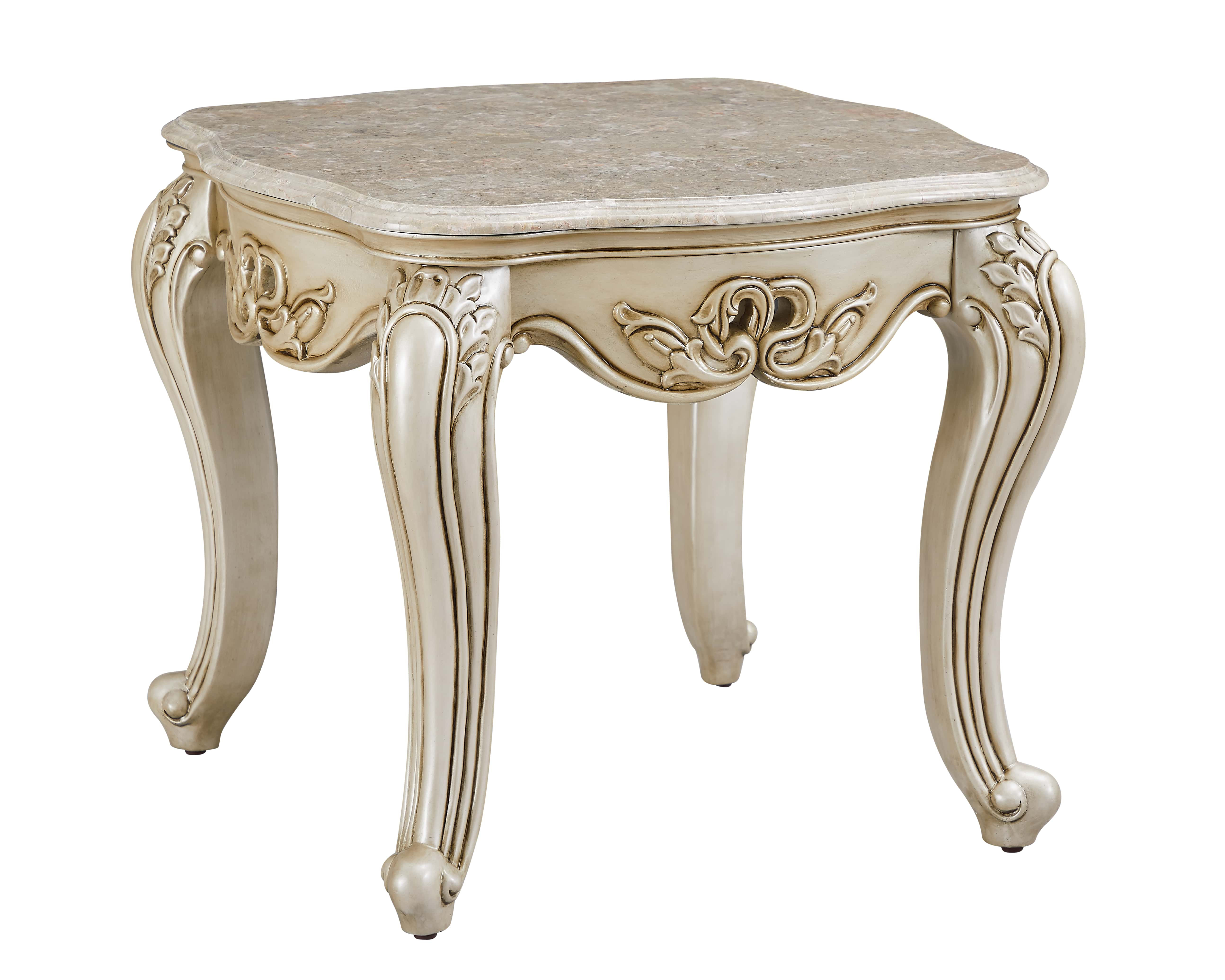 Royal Classics Monique Marble Top End Table | Wayfair
