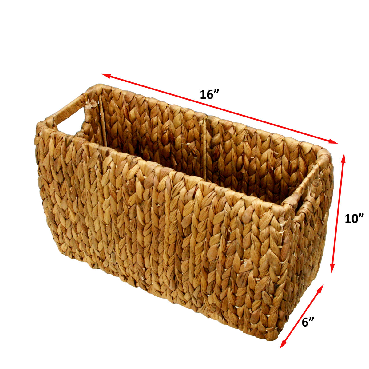 Bay Isle Home™ Aviya Hyacinth Storage Basket Holds 6 Rolls of Toilet ...