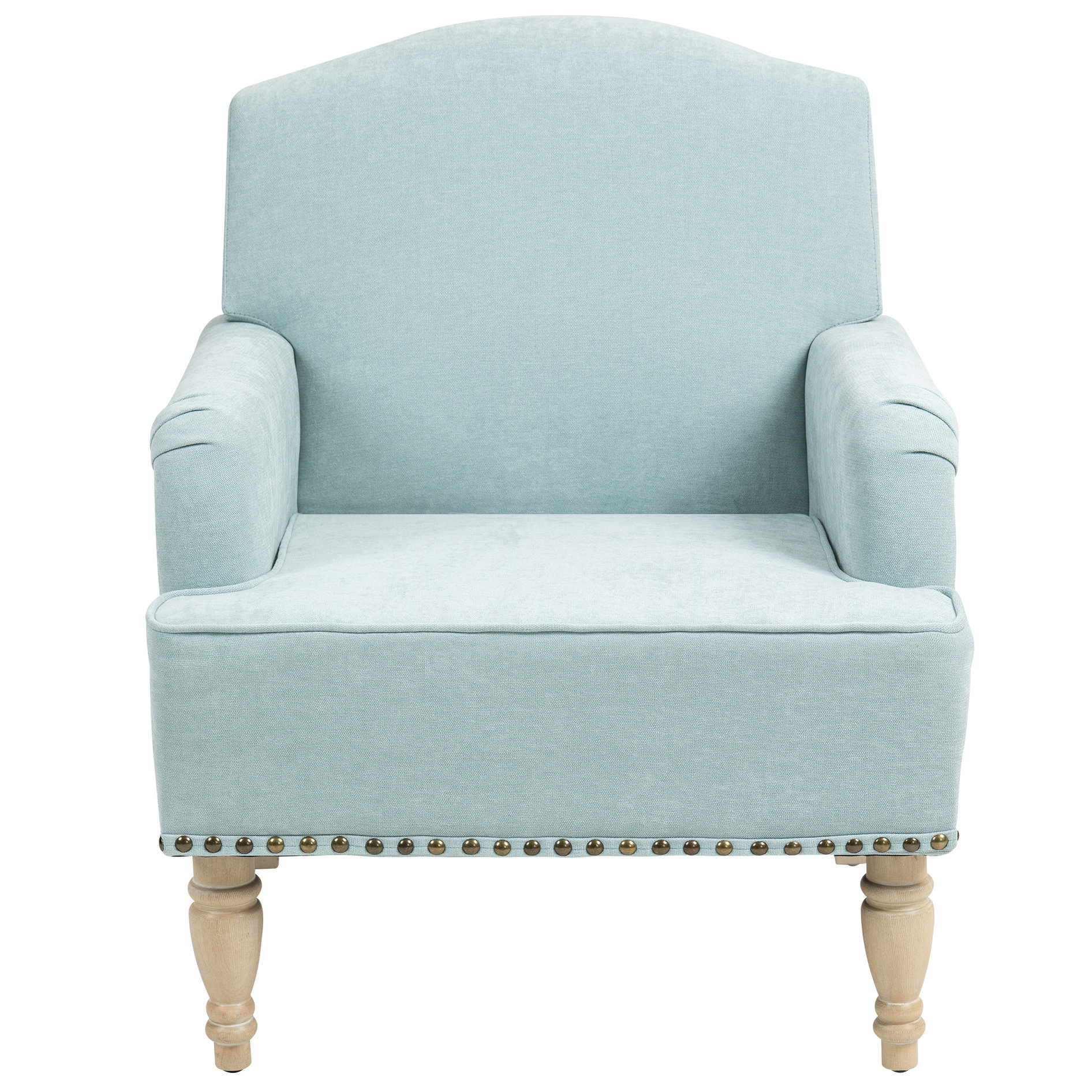Corrigan Studio® Pink Accent Armchair With Wooden Legs And Upholstery ...