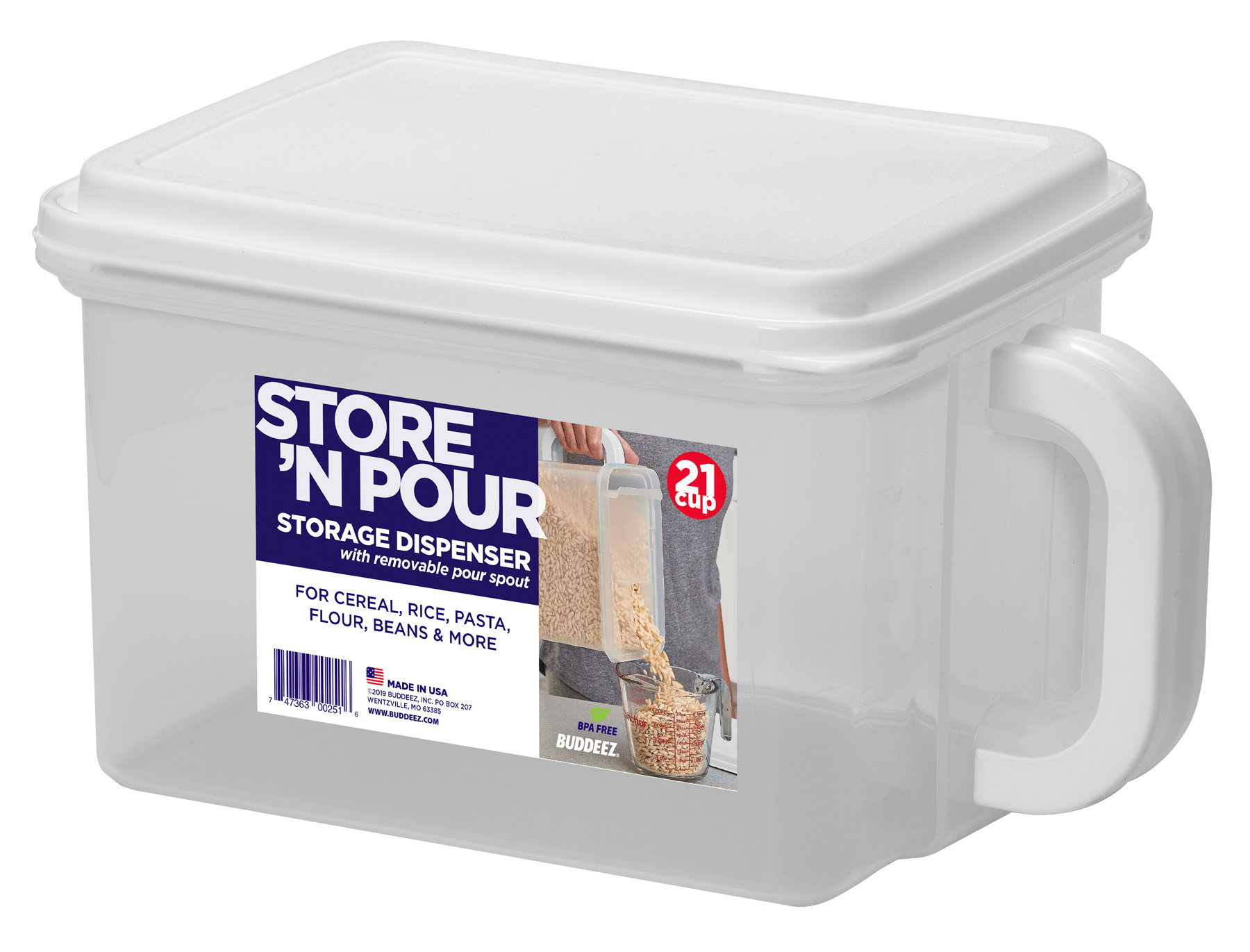 Buddeez Store N' Pour 21 Cup Food Storage Container Set "& Reviews ...