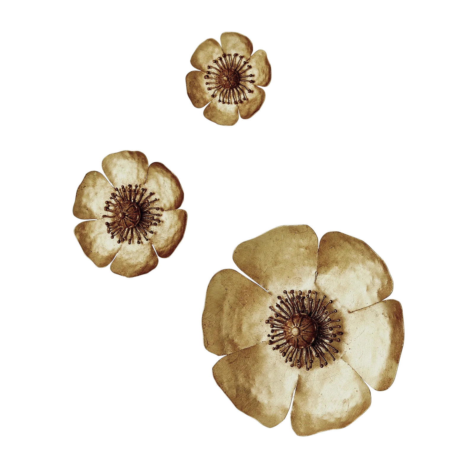 Global Views 3 Piece Golden Poppy Set | Wayfair