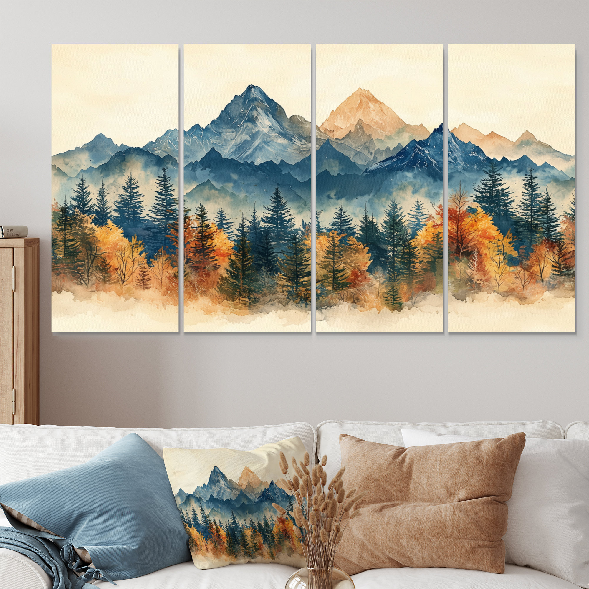Millwood Pines Mountain Forest Pine Tree oots IV - Forest - Traditional ...