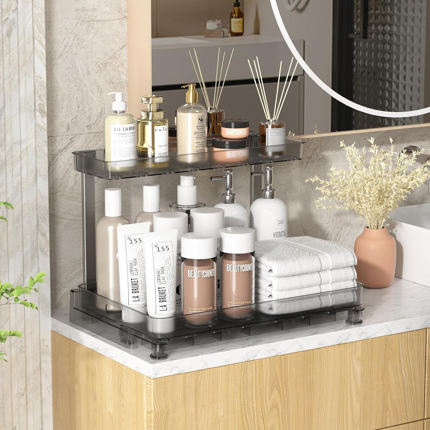 Toledo Bath & Kitchen Plastic Under Sink Organizer | Wayfair