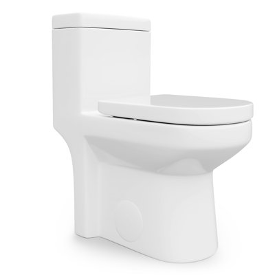 Sotomo 10-inch Rough-in Compact One-piece Toilet, Powerful Dual-flush ...