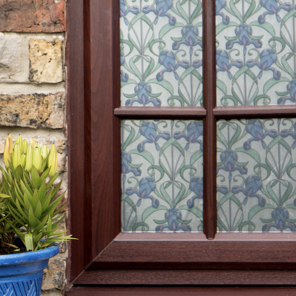 Charlton Home® Self-Adhesive Privacy Glass Window Film, Minster/Iris ...