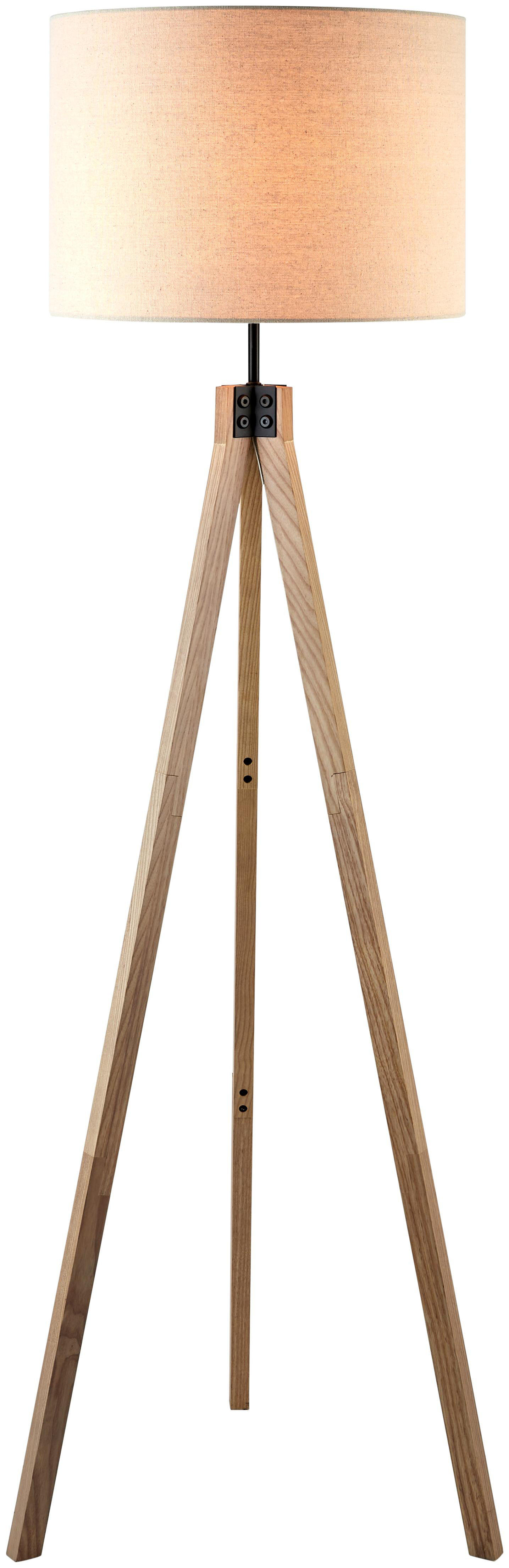Wade Logan® Boxleye 61'' Wood Body Tripod Floor Lamp & Reviews | Wayfair
