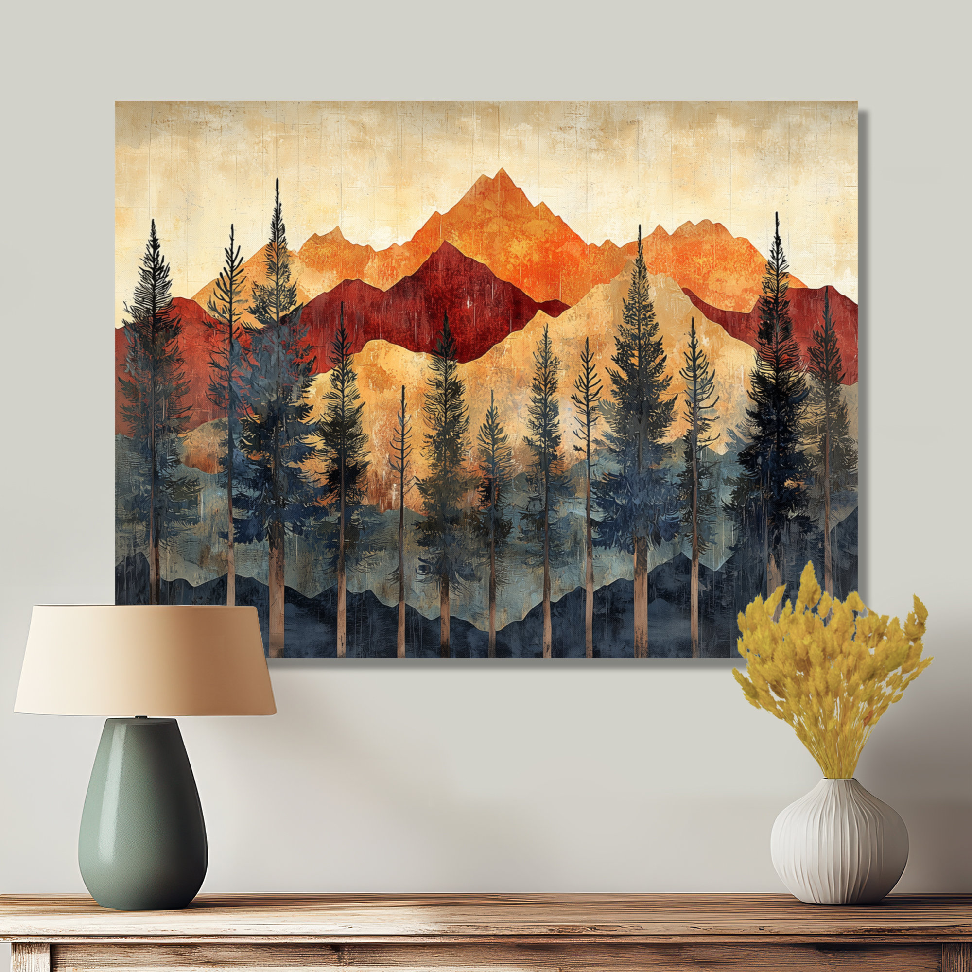Millwood Pines Geron Autumn Mountains In The Canopy II - mountains ...