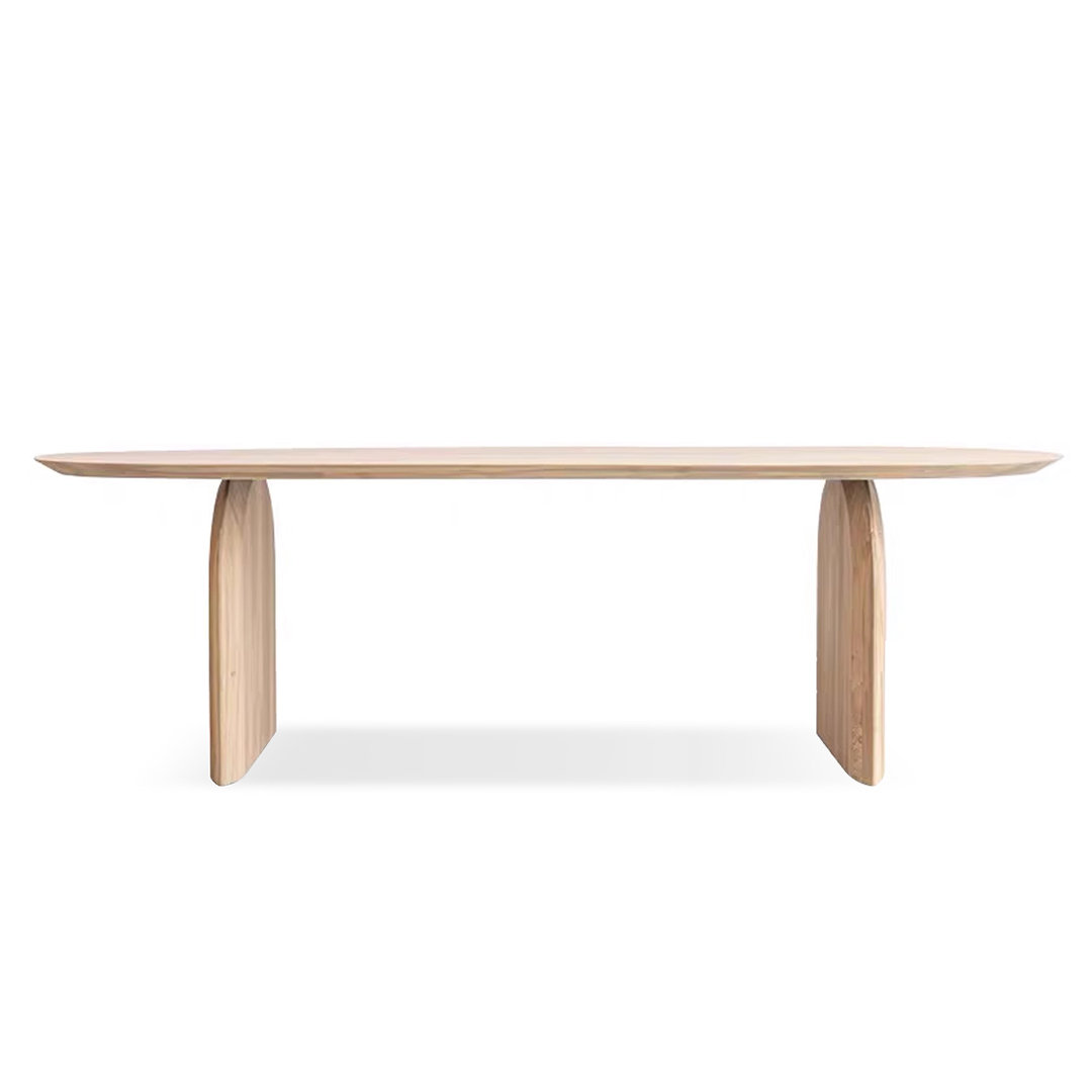 Flexy Infotech Oval Solid Wood Dining Table | Wayfair
