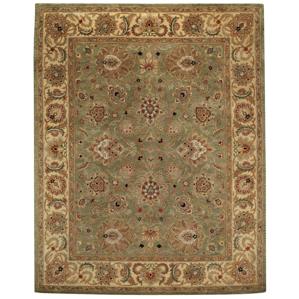Capel Rugs Rectangle: 5'0" x 8'0" - Monticello Agra Pistachio Rug | Wayfair