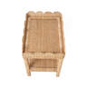 Zaara's Market Scallop Rattan Side Table | Wayfair