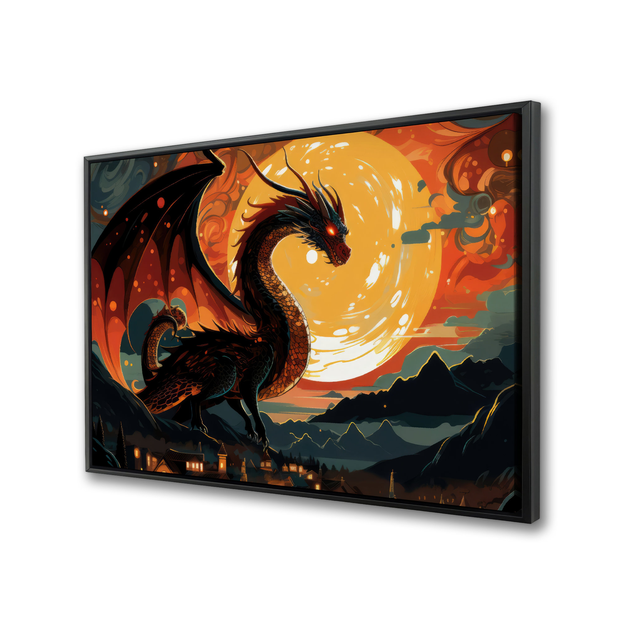 Lark Manor™ Imminent destruction - 24"x36" Framed canvas | Wayfair