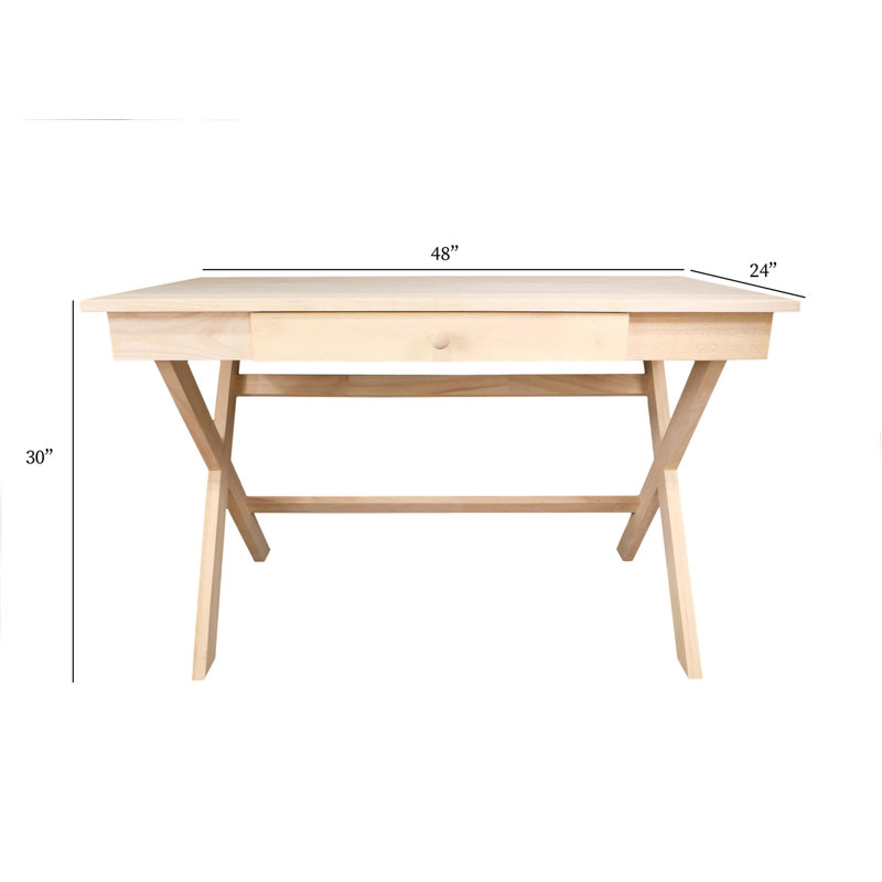 Union Rustic Aagand Solid Wood Desk | Wayfair