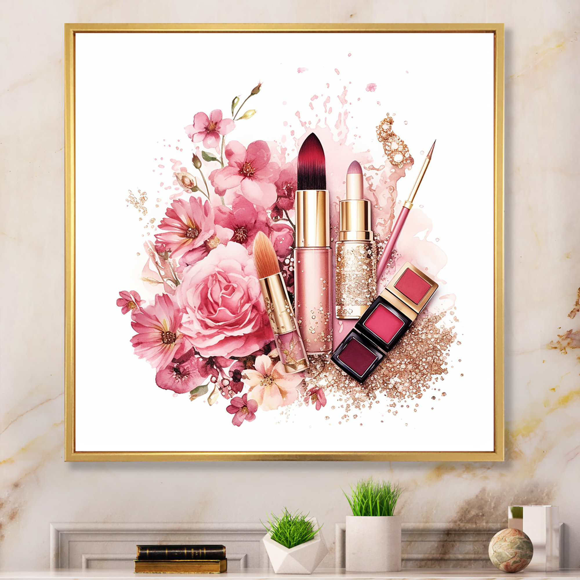 House of Hampton Boho Chic Cosmetics Elegant Make-Up - Toiletries ...