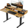 Inbox Zero Ergonomic Electric Standing Desk With Drawers: Adjustable ...