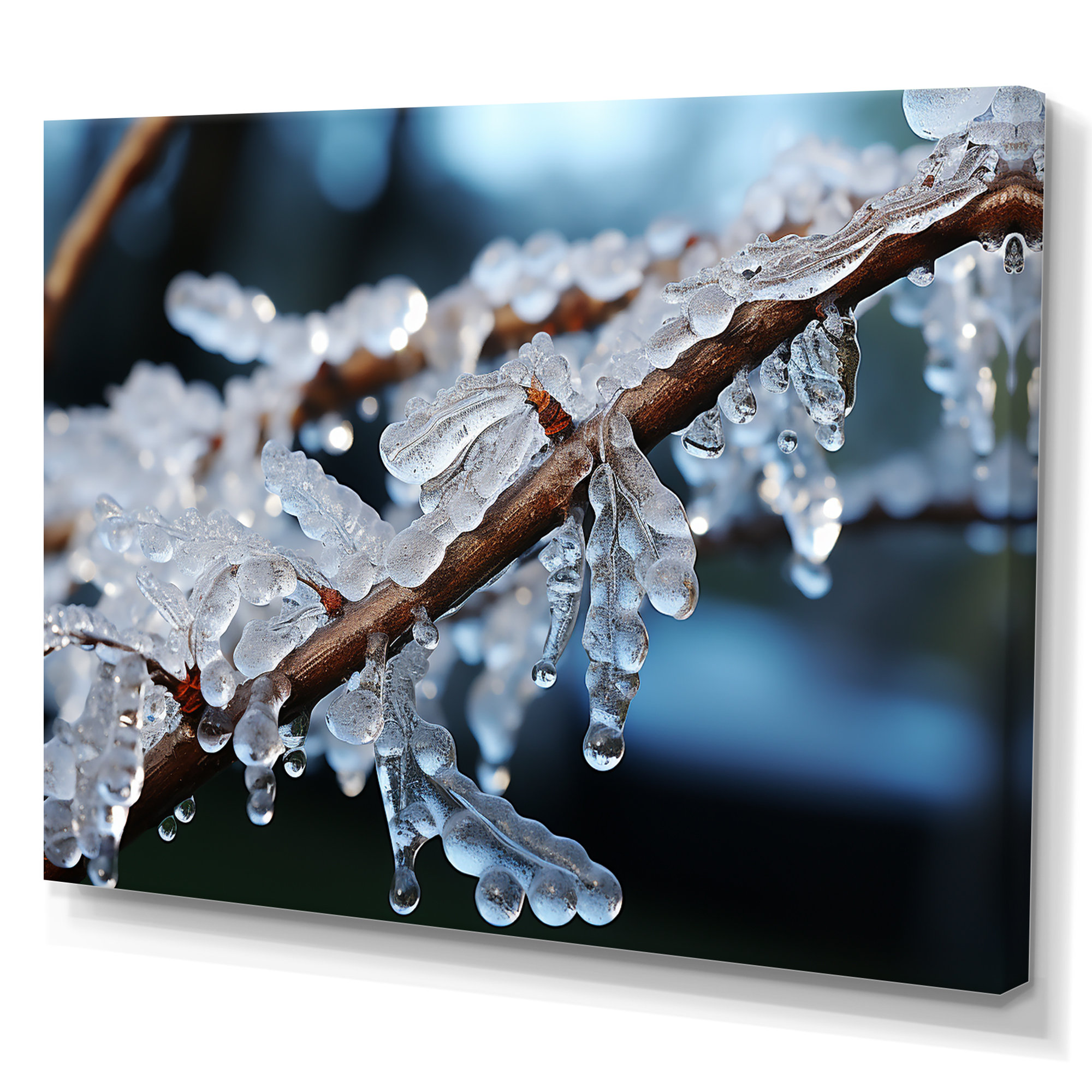 Wade Logan® Icy Tree in Winter IV - Print | Wayfair