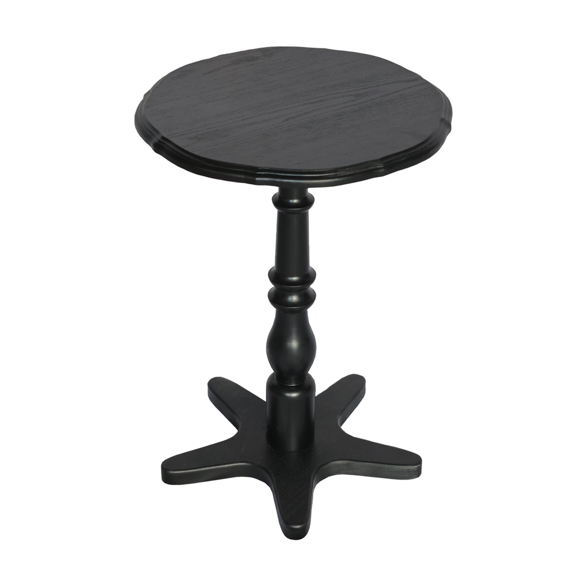 Red Barrel Studio® Versatile Minimalist Wooden Pedestal End Table For ...