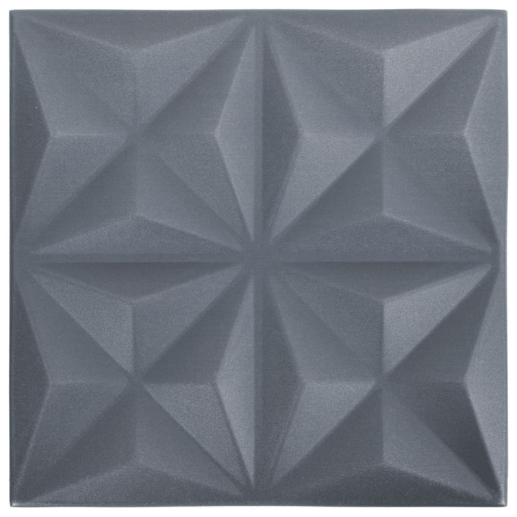 Ivy Bronx 48 Piece 50cm x 50cm 3D Embossed Tile | Wayfair.co.uk