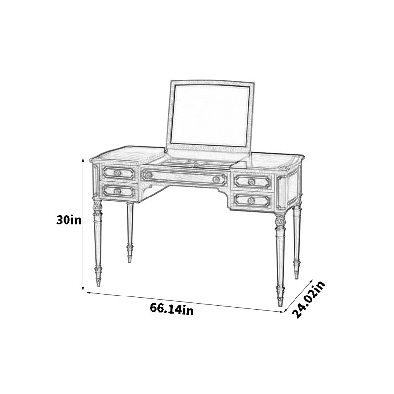 marlao Light Luxury Bedroom Clamshell Dresser | Wayfair