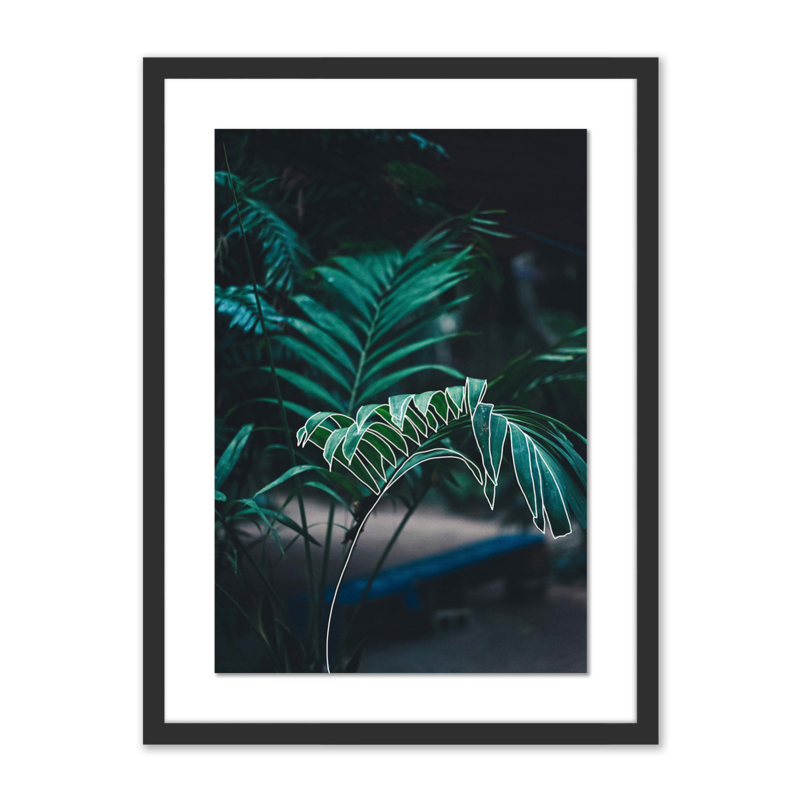 Four Hands Art Studio 'Many Faces 76' by Chloe Besson - Picture Frame ...