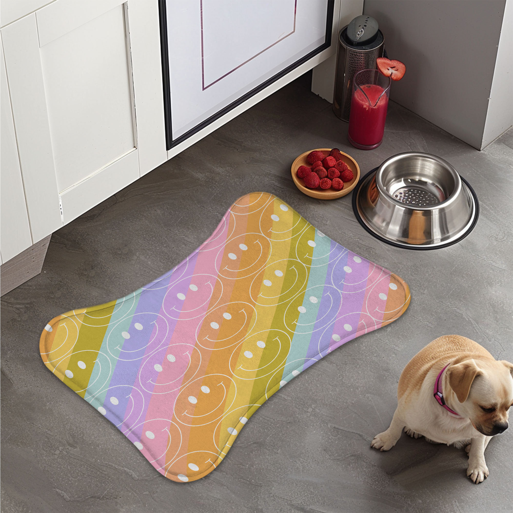 MentionedYou Faded Colors - 1 Piece Bone Shape Feeding Mat | Wayfair