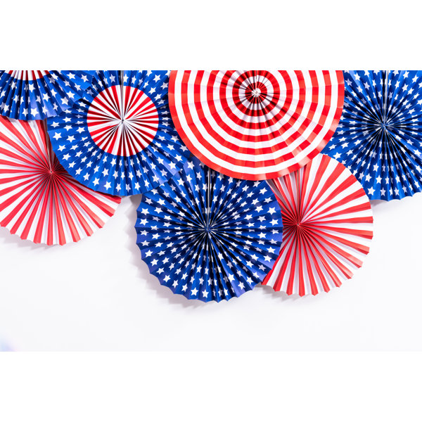 Ebern Designs Paper Fans by Arinahabich - Wrapped Canvas Print ...