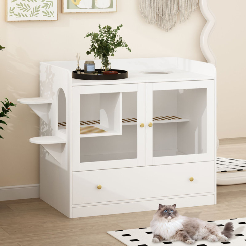 Wildon Home® Arnettie Litter Box Enclosure & Reviews | Wayfair