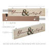 Trinx Blessed & Bountiful Cream Base MDF Sign 3x14 | Wayfair