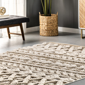 Dakota Fields Wegner Performance Beige Rug & Reviews | Wayfair