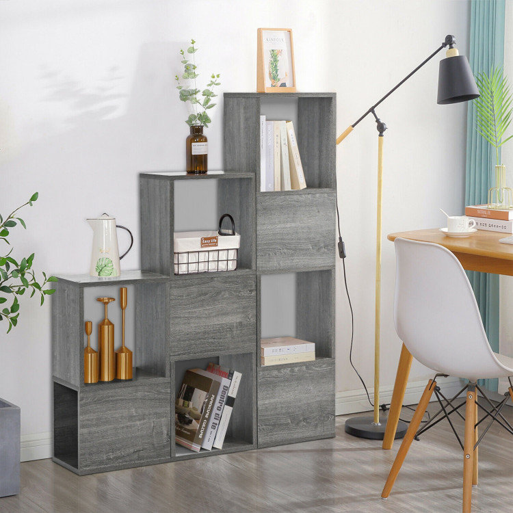 Latitude Run® DIY Free Combination Wooden Cube Bookcase for Home Office ...
