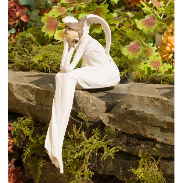 Wind & Weather Angels & Cherubs Garden Statue & Reviews | Wayfair