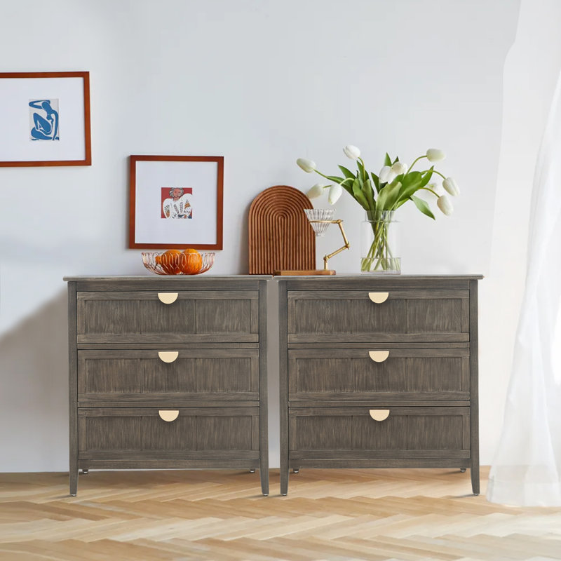 Winston Porter Junious 3 - Drawer Dresser | Wayfair