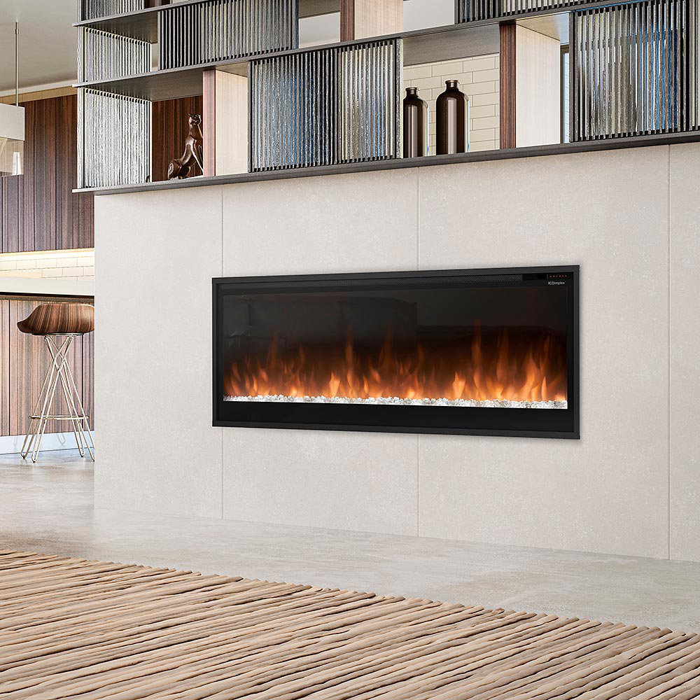 Dimplex Multi-Fire Slim Electric Fireplace - Integrated Smart Self ...