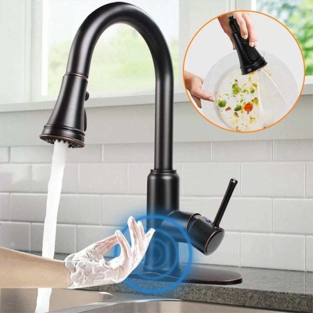 Juno Showers Modern Vanity Faucet with Streamlined Design and Anti-Drip ...