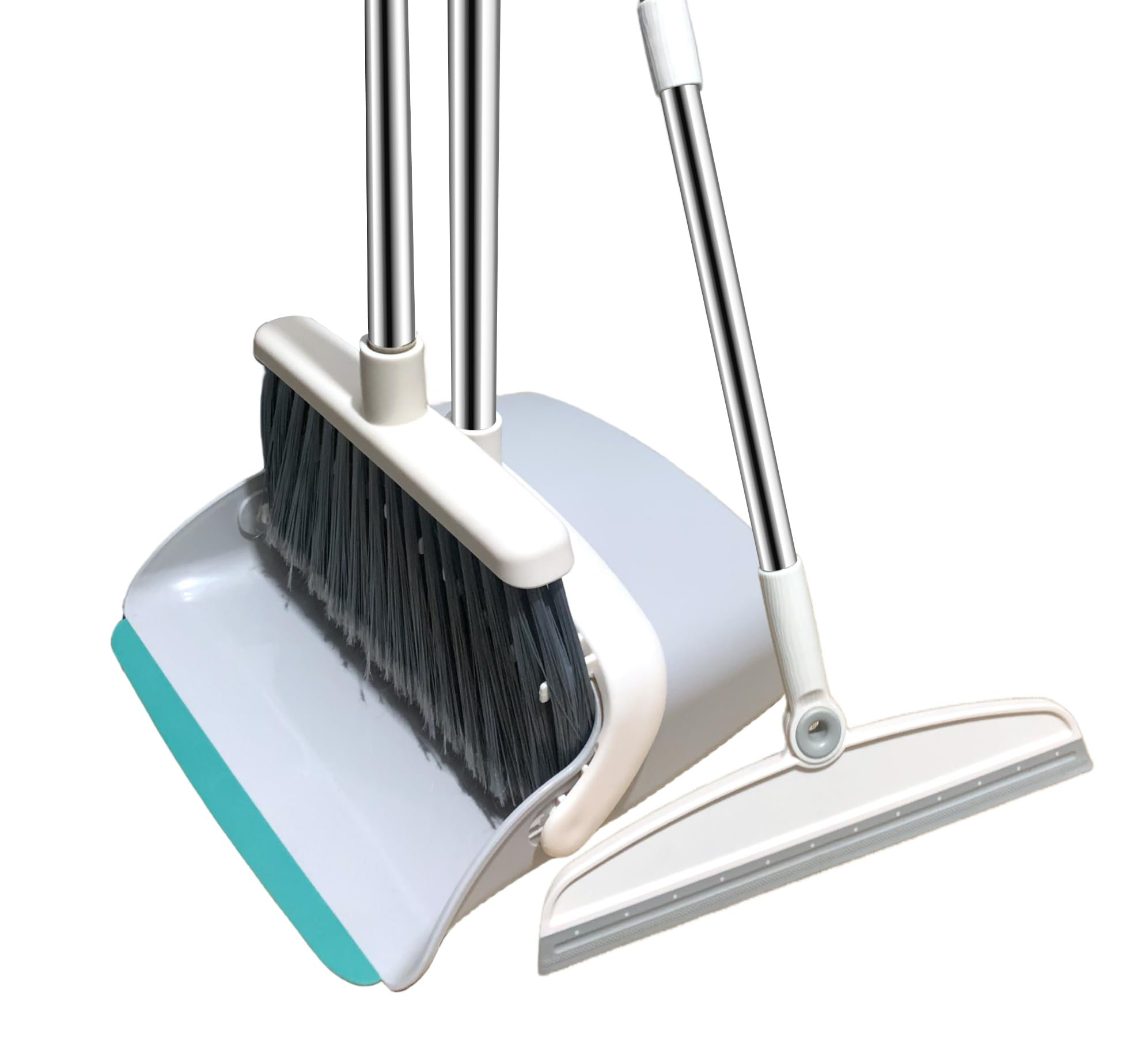 FAST APPLIANCES LLC Adjustable Broom And Dustpan Set | Wayfair