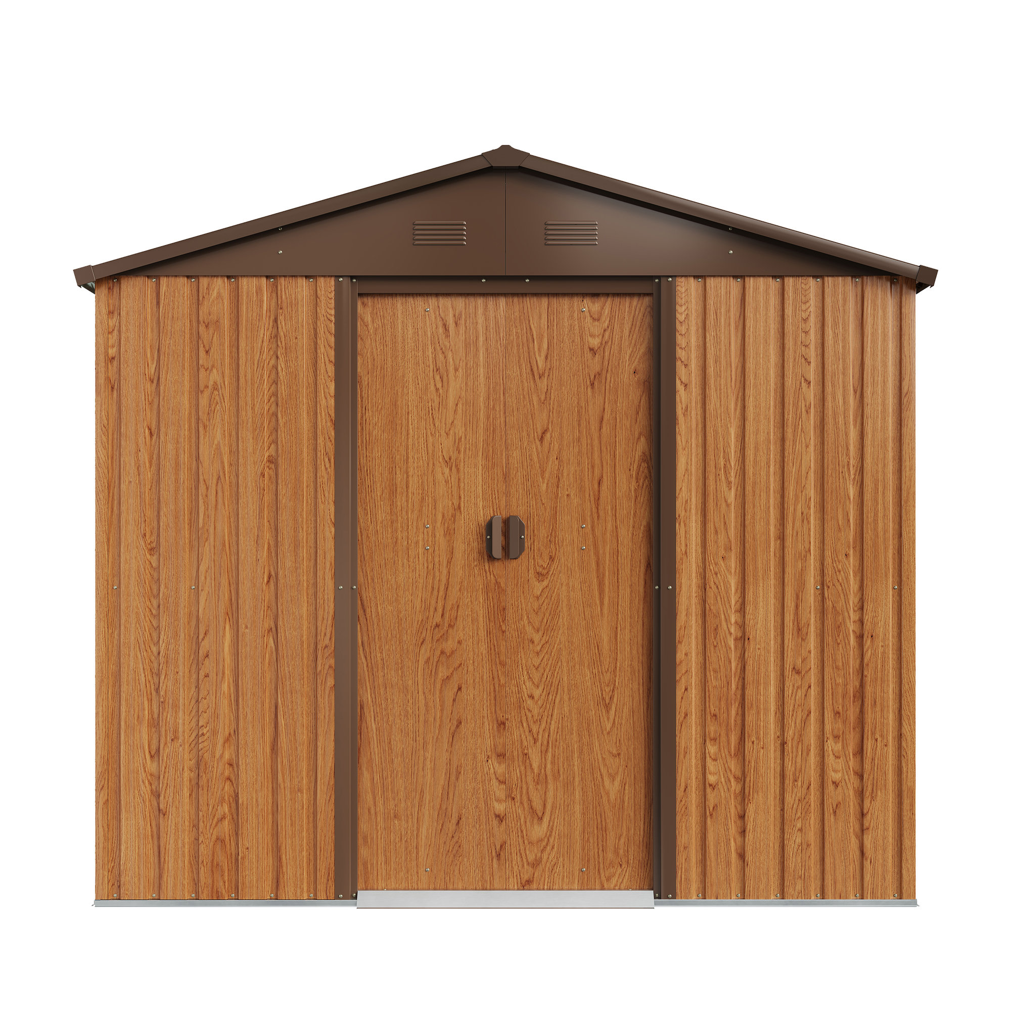 clihome 8 ft. W x 6 ft. D Metal Lean-To Storage Tool Shed | Wayfair